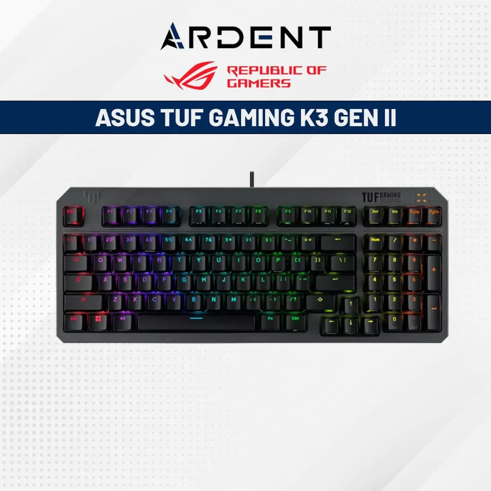 ASUS TUF Gaming K3 Gen II Mechanical Keyboard – Gear Up! Store